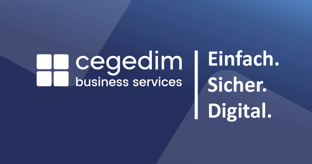 Cegedim Business Services | BELEGAUSTAUSCH. EINFACH. SICHER. DIGITAL.